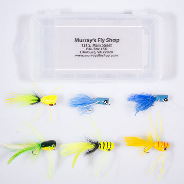 Poppers, Popping Bugs, Surface Flies for Bass & Panfish – Murray's Fly Shop