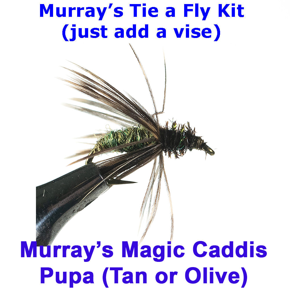 Murray's Magic Caddis Pupa Fly Tying Kit – Murray's Fly Shop