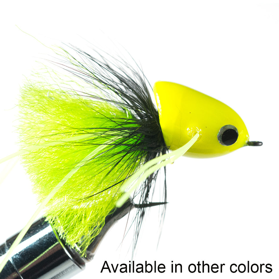 Poppers, Popping Bugs, Surface Flies for Bass & Panfish – Murray's Fly Shop