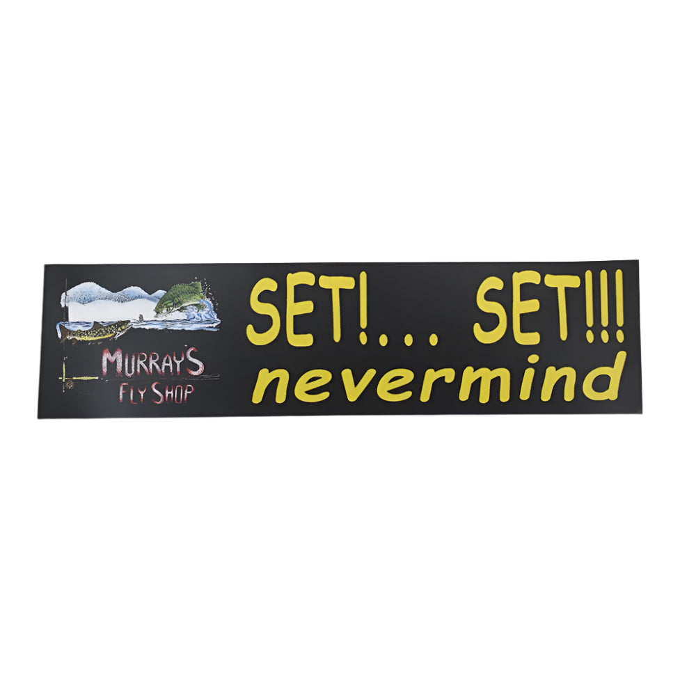 MFS Bumper Sticker – Murray's Fly Shop